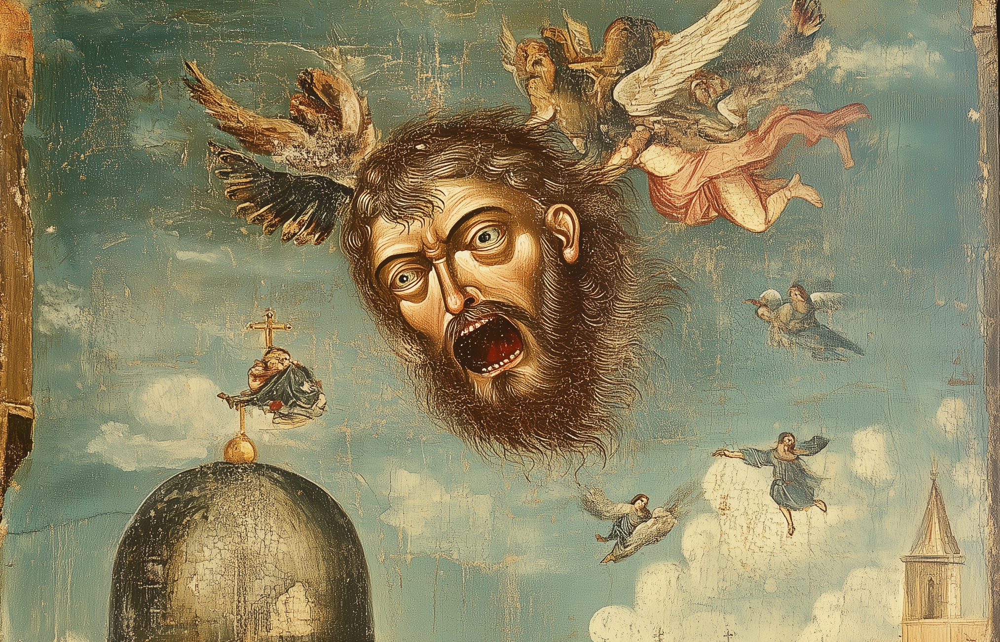 The flying head of John the Baptist – Culmination of Wisdom